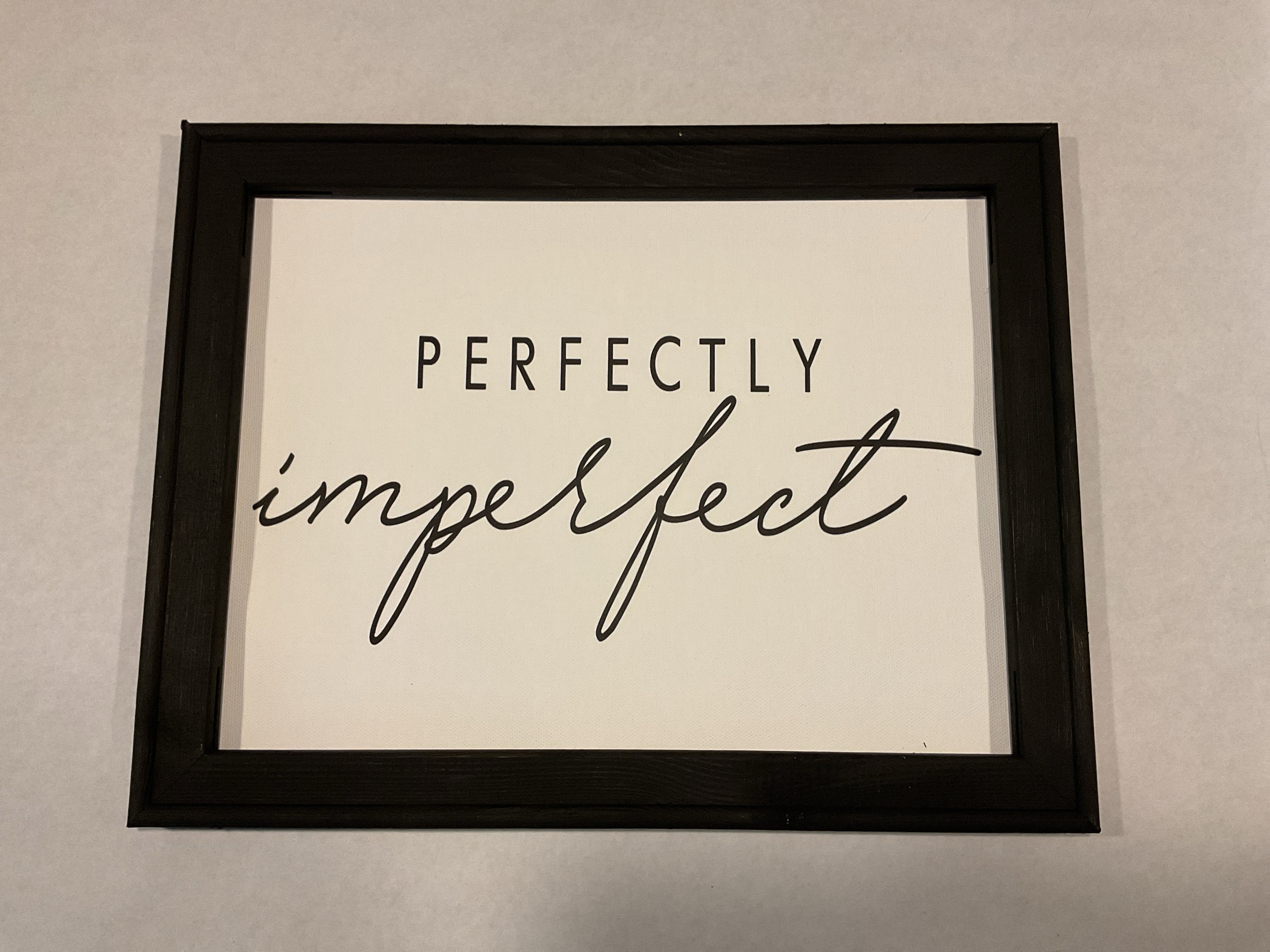 Perfectly Imperfect Sign – Rustic Swan
