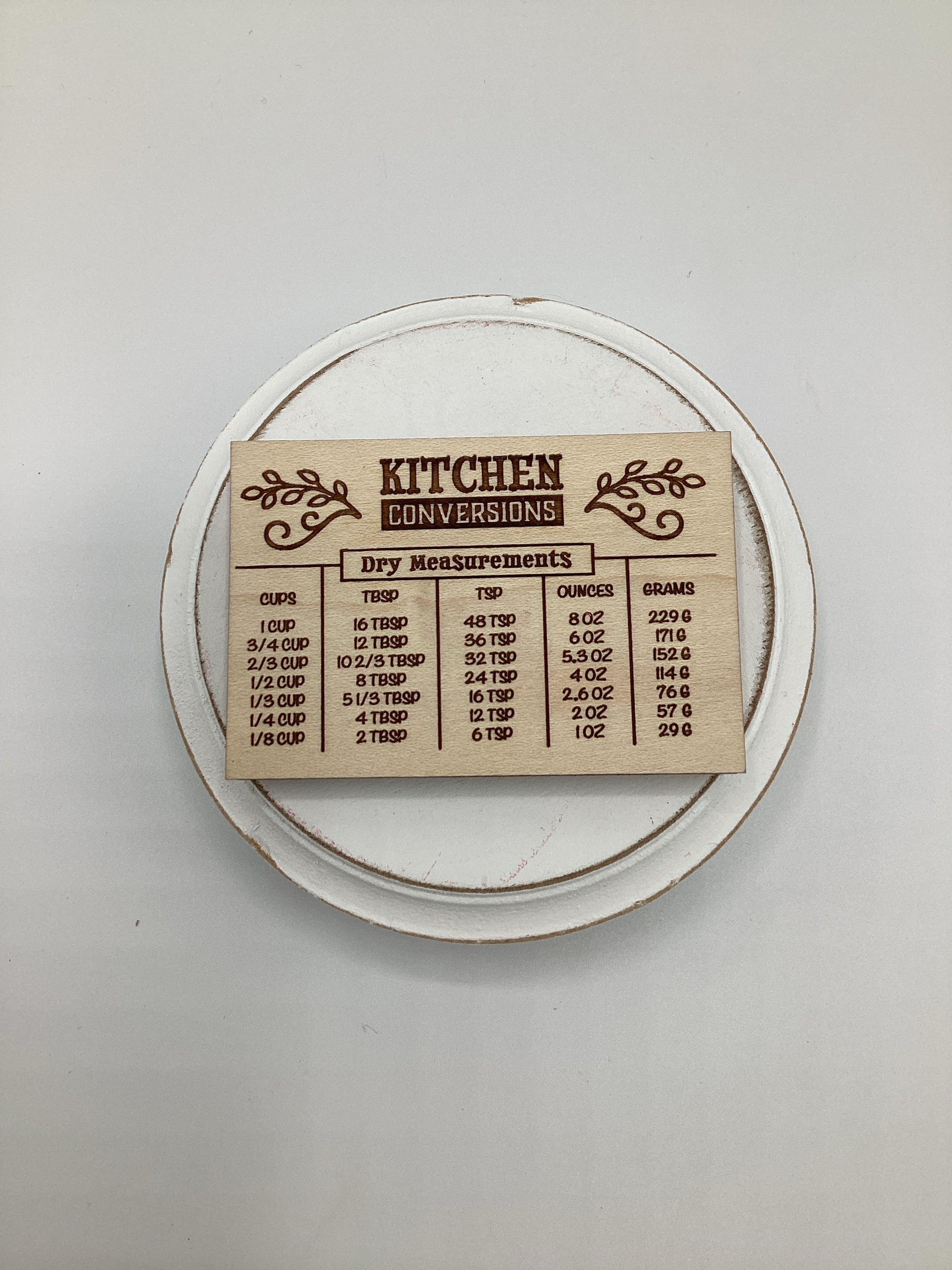 Kitchen Conversion Magnet – Rustic Swan